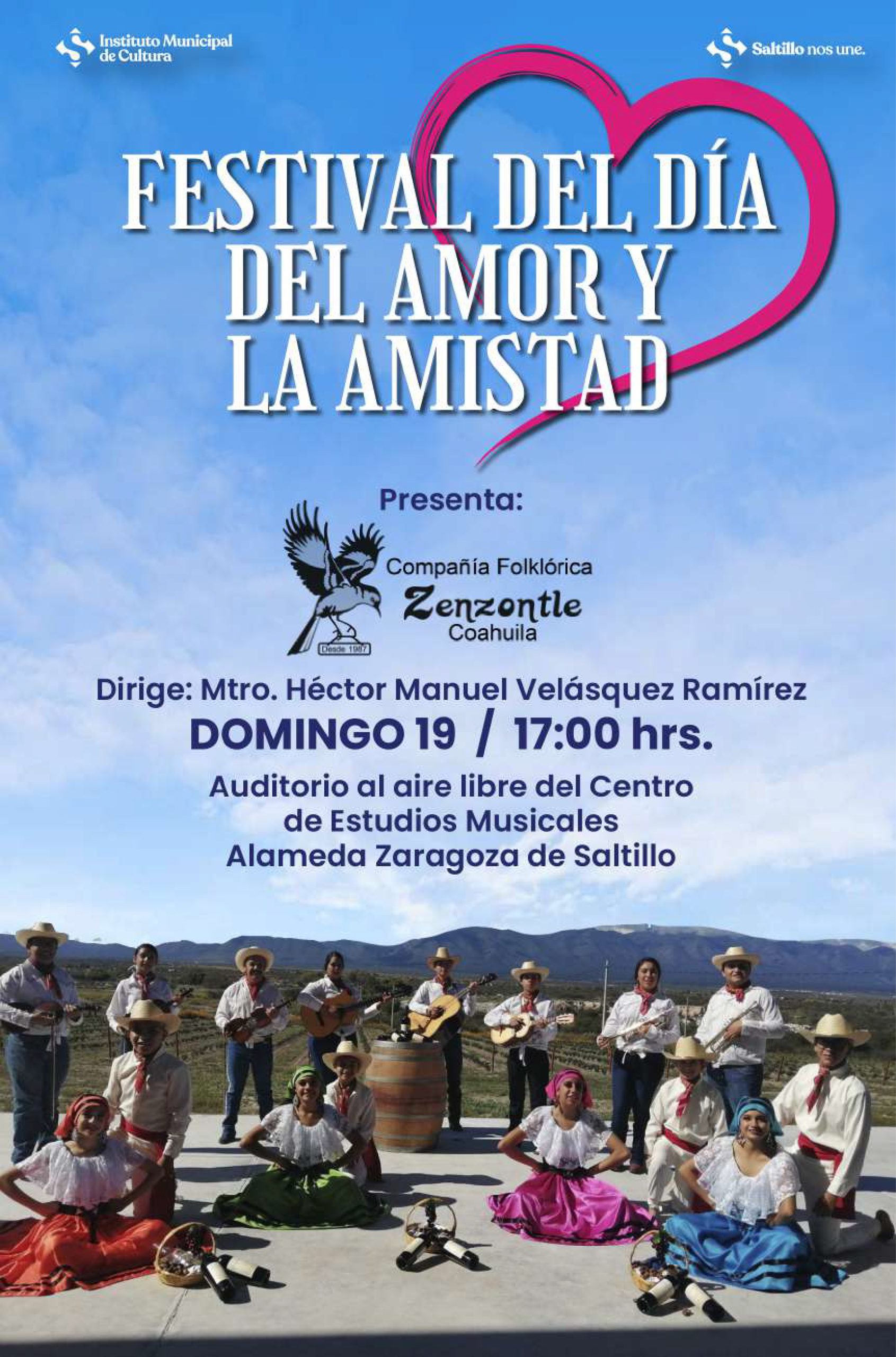 Festival del Día del Amor y la Amistad - Bienvenidos a Saltillo