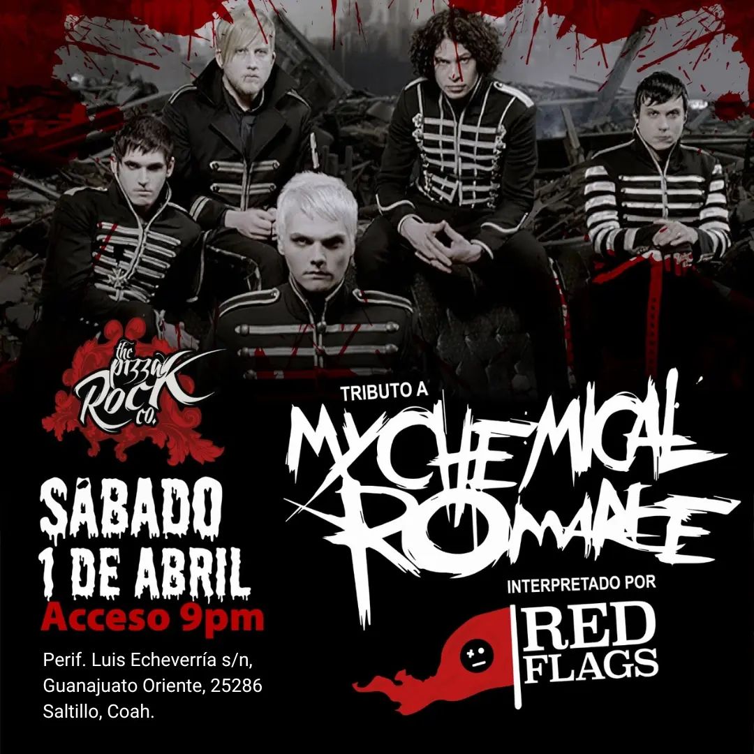 Tributo a MCR en Pizza Rock - Bienvenidos a Saltillo