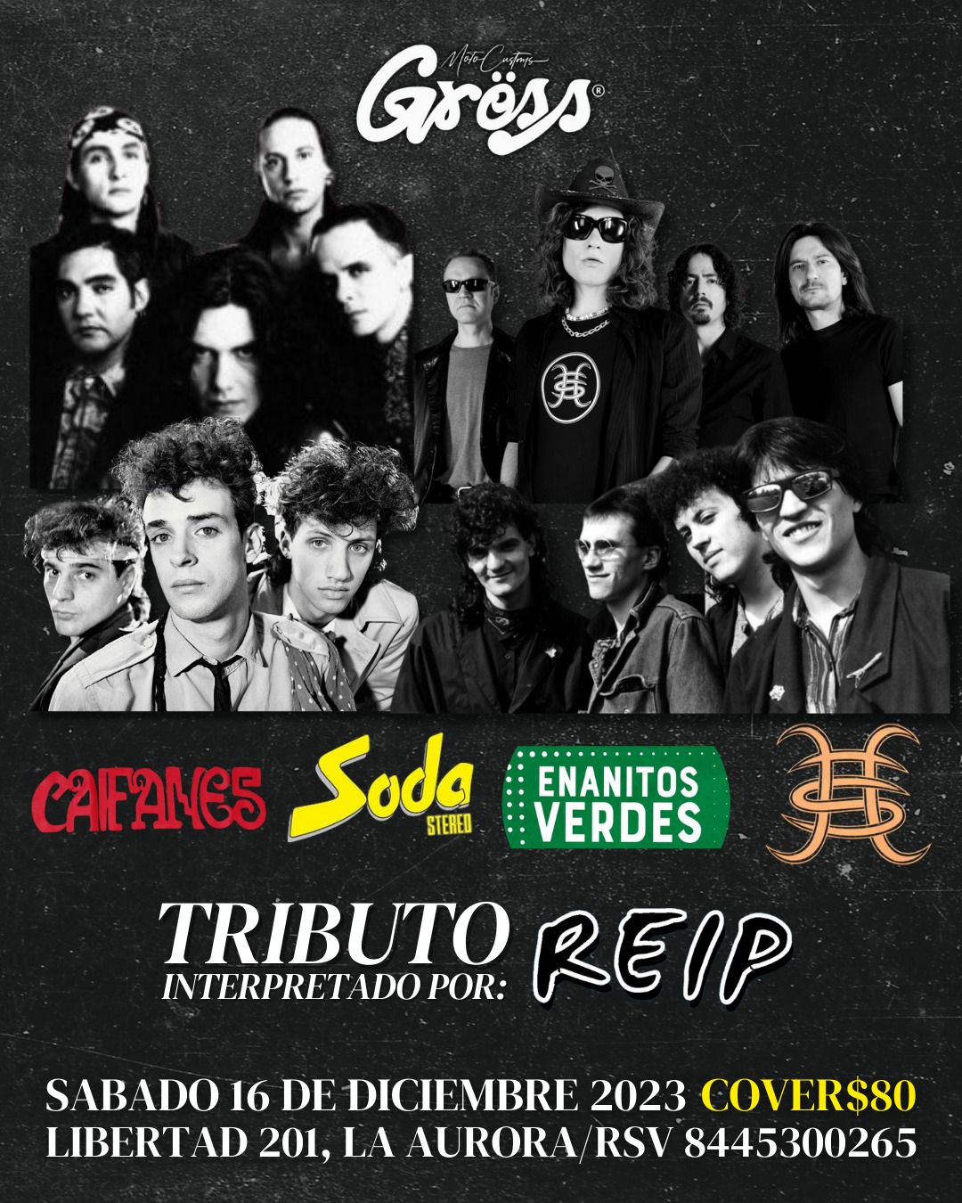 TRIBUTO A LOS 4 GRANDES en Gröss Moto Customs - Bienvenidos a Saltillo