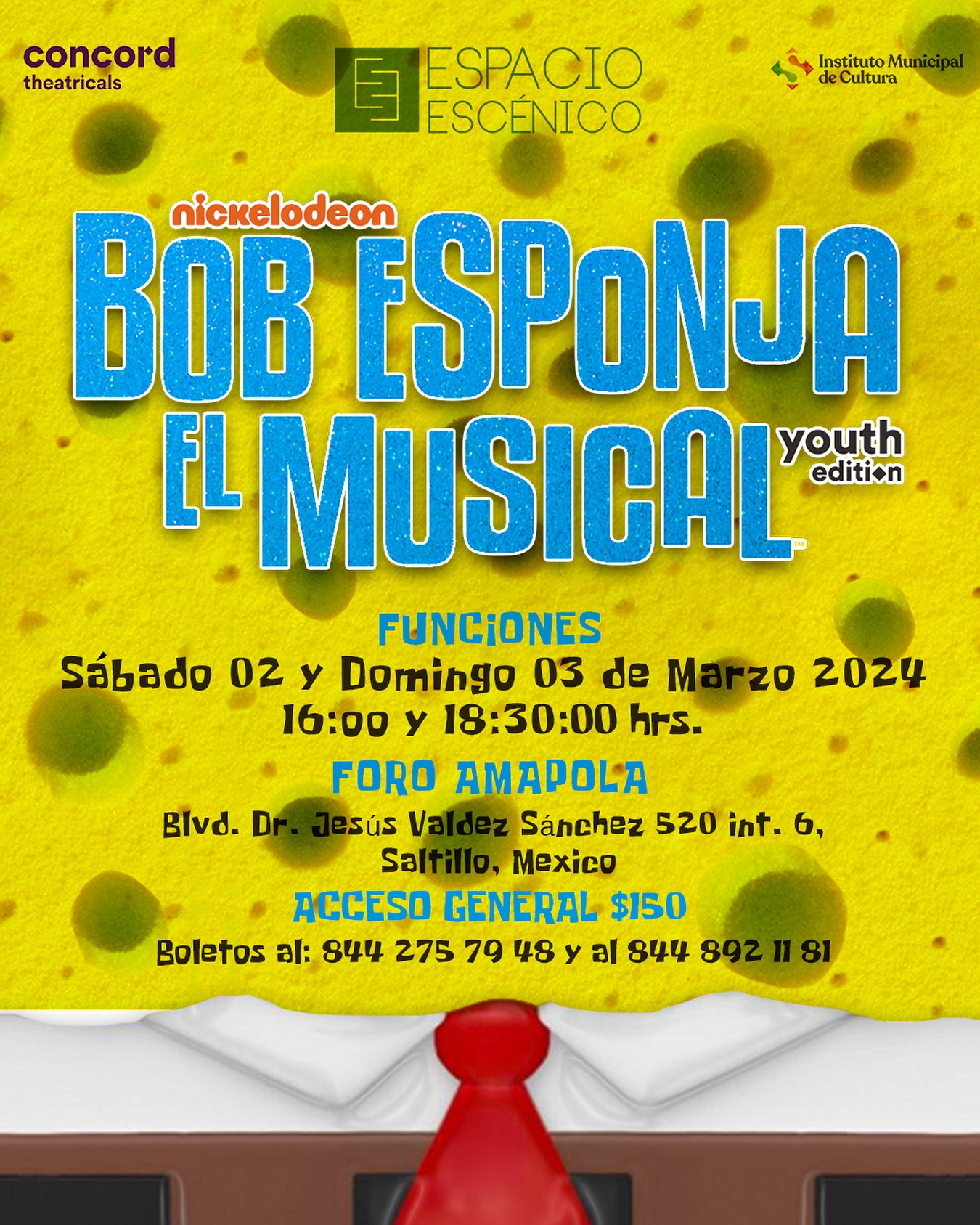 Bob Esponja el Musical - Bienvenidos a Saltillo