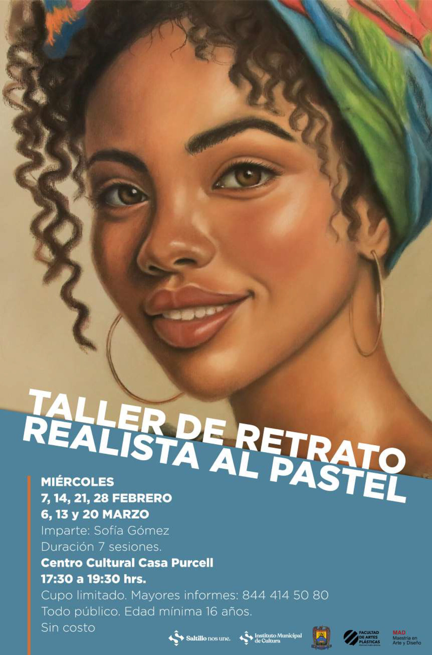 Taller de Retrato Realista al pastel - Bienvenidos a Saltillo