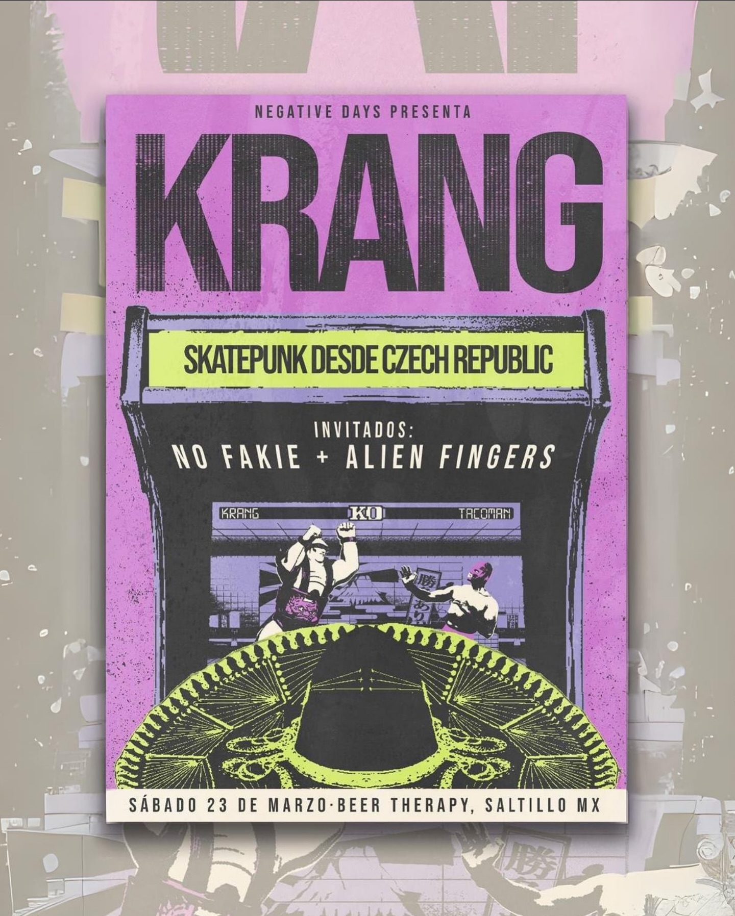 Krang en Beer Therapy - Bienvenidos a Saltillo