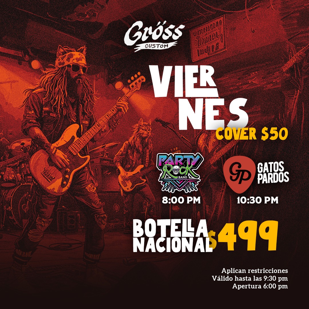 Party Rockband en Gröss Moto Customs - Bienvenidos a Saltillo