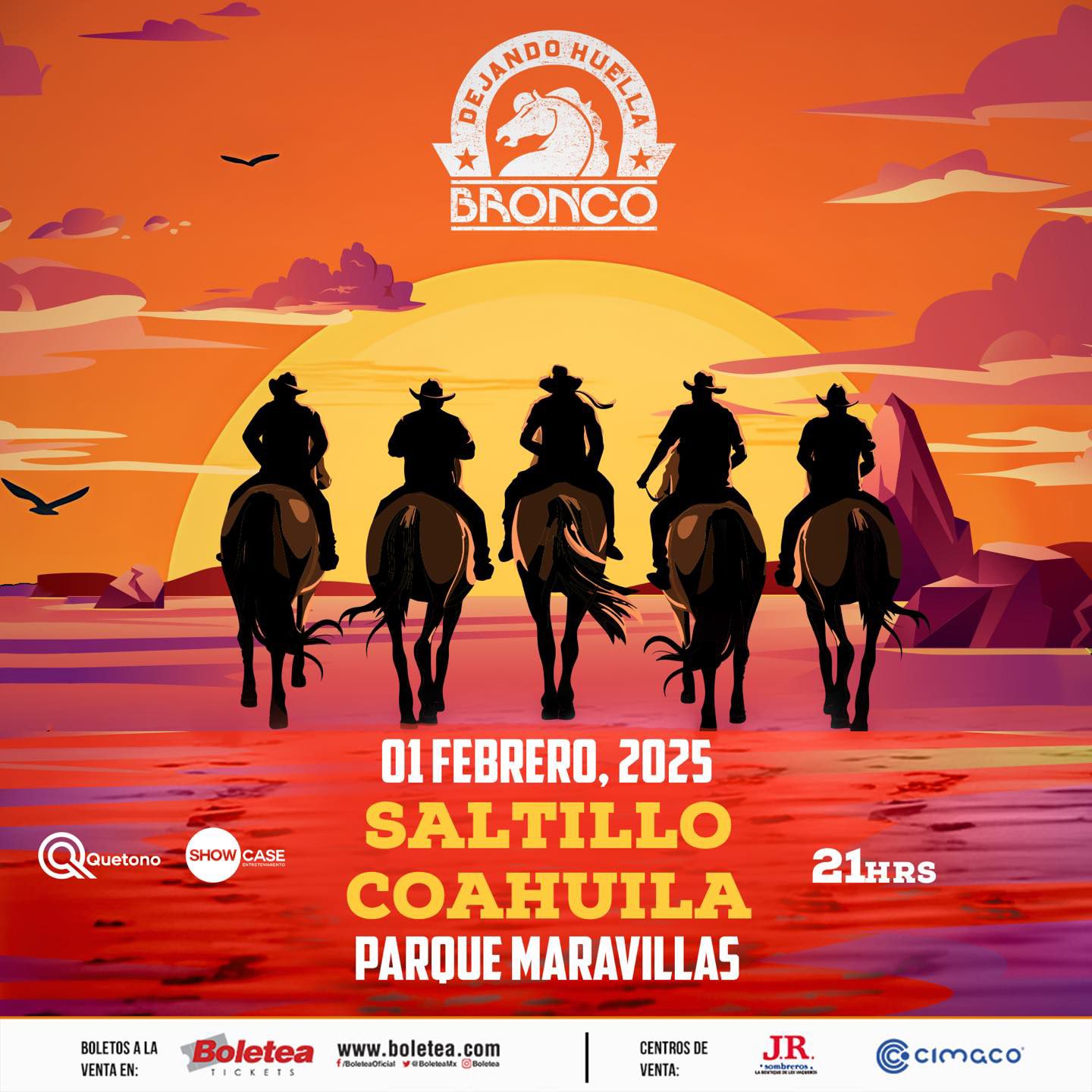 BRONCO 'Dejando Huella 2025' en Saltillo - Bienvenidos a Saltillo
