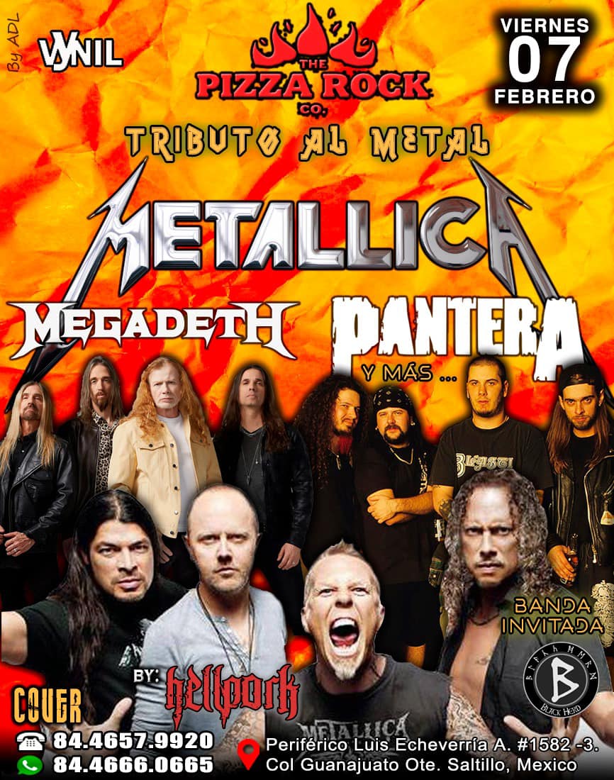 HELLPORK en Concierto en Pizza Rock - Bienvenidos a Saltillo