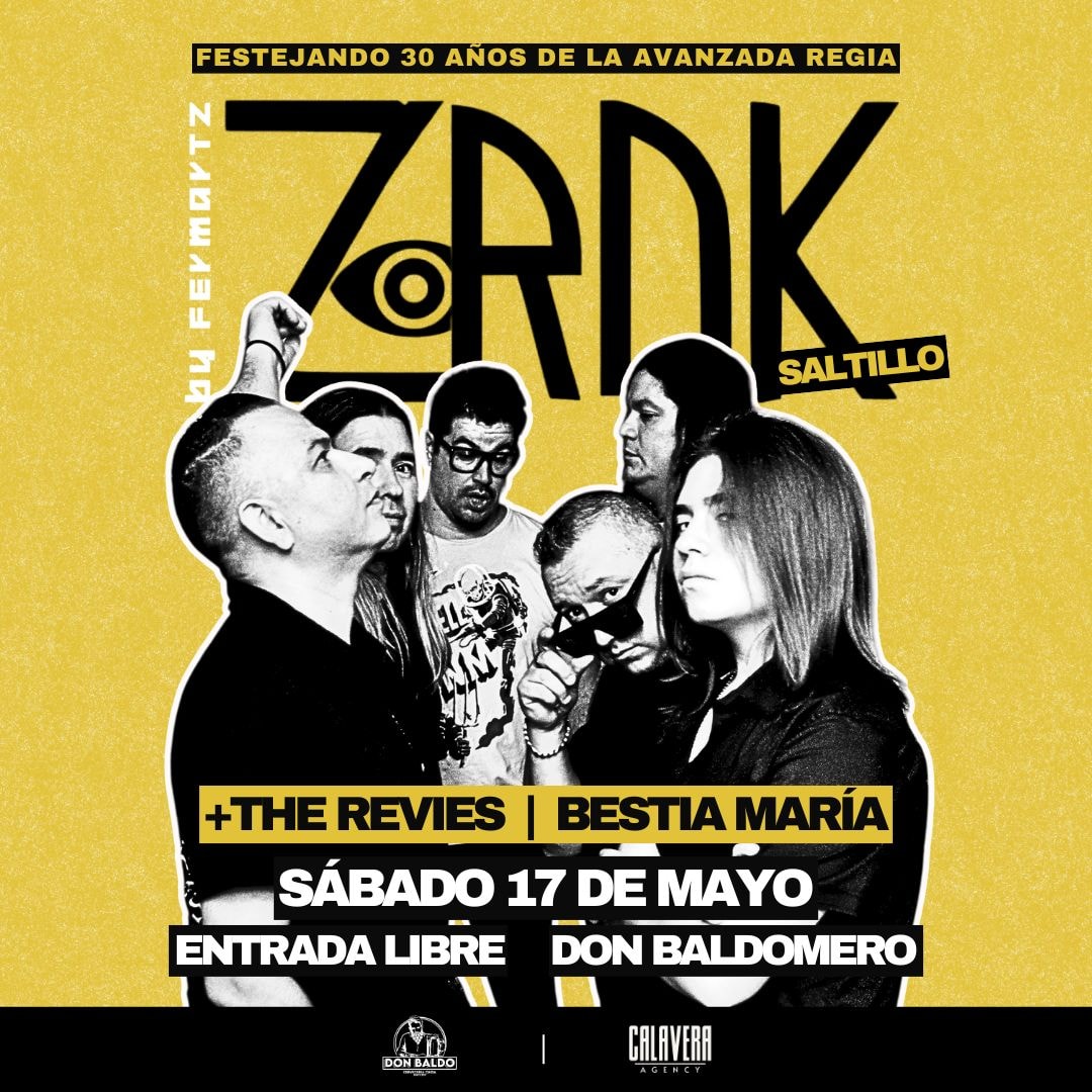 Zurdok en Concierto en Cervecería Baldomero - Bienvenidos a Saltillo