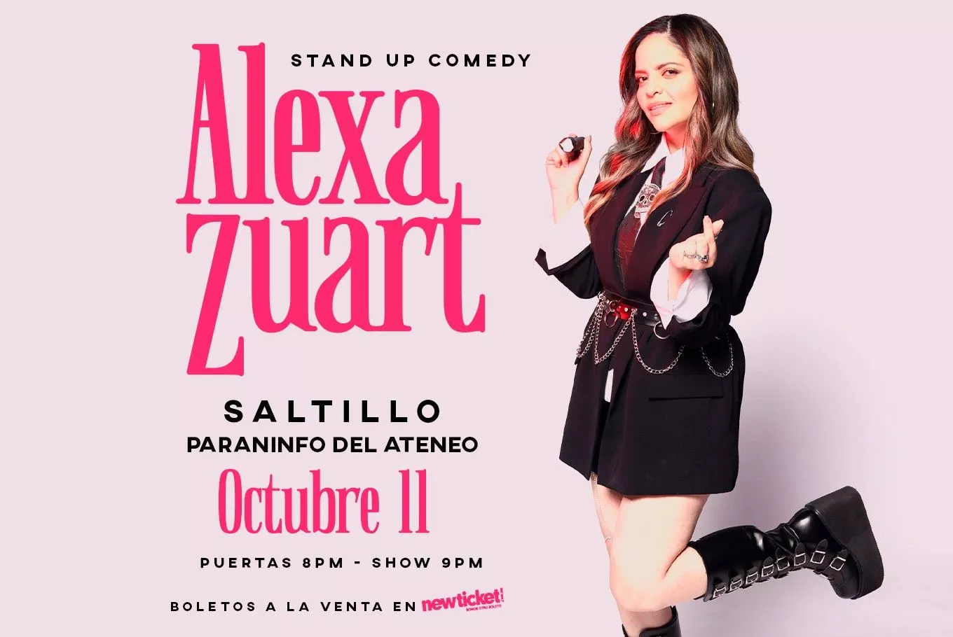 STAND UP COMEDY "ALEXA ZUART" EN SALTILLO - Bienvenidos a Saltillo