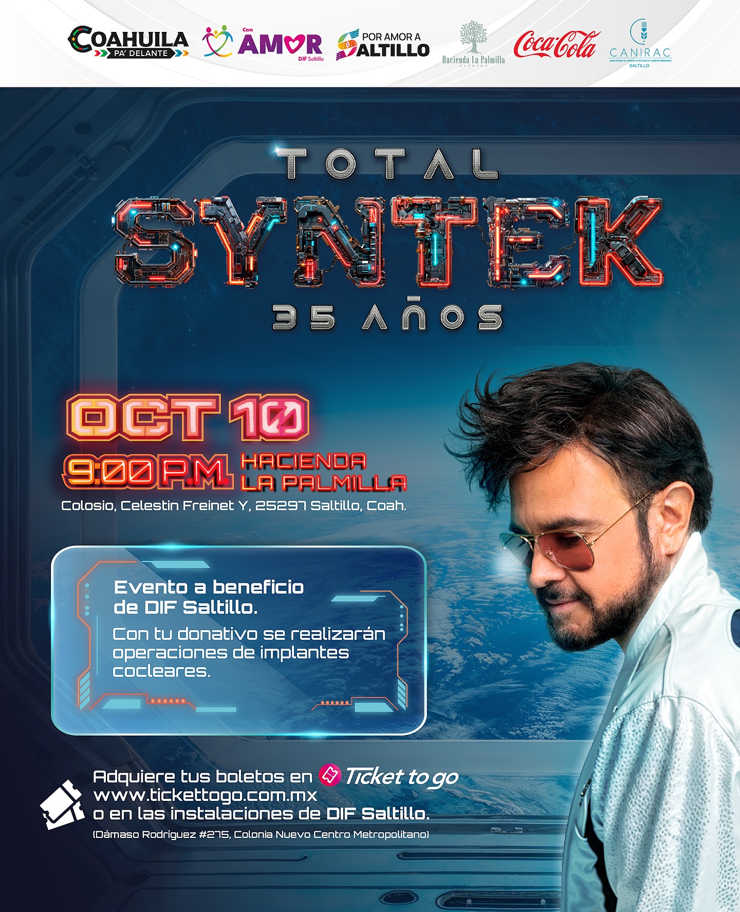 Aleks Syntek en Saltillo - Bienvenidos a Saltillo