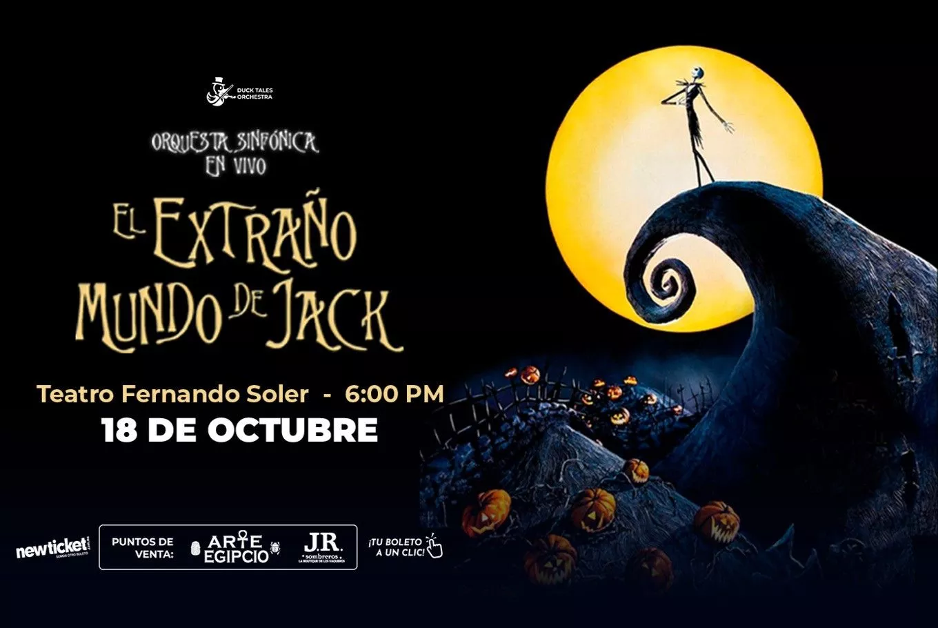 EL EXTRAÑO MUNDO DE JACK, CON ORQUESTA EN VIVO en el Teatro De La Ciudad Fernando Soler ...
