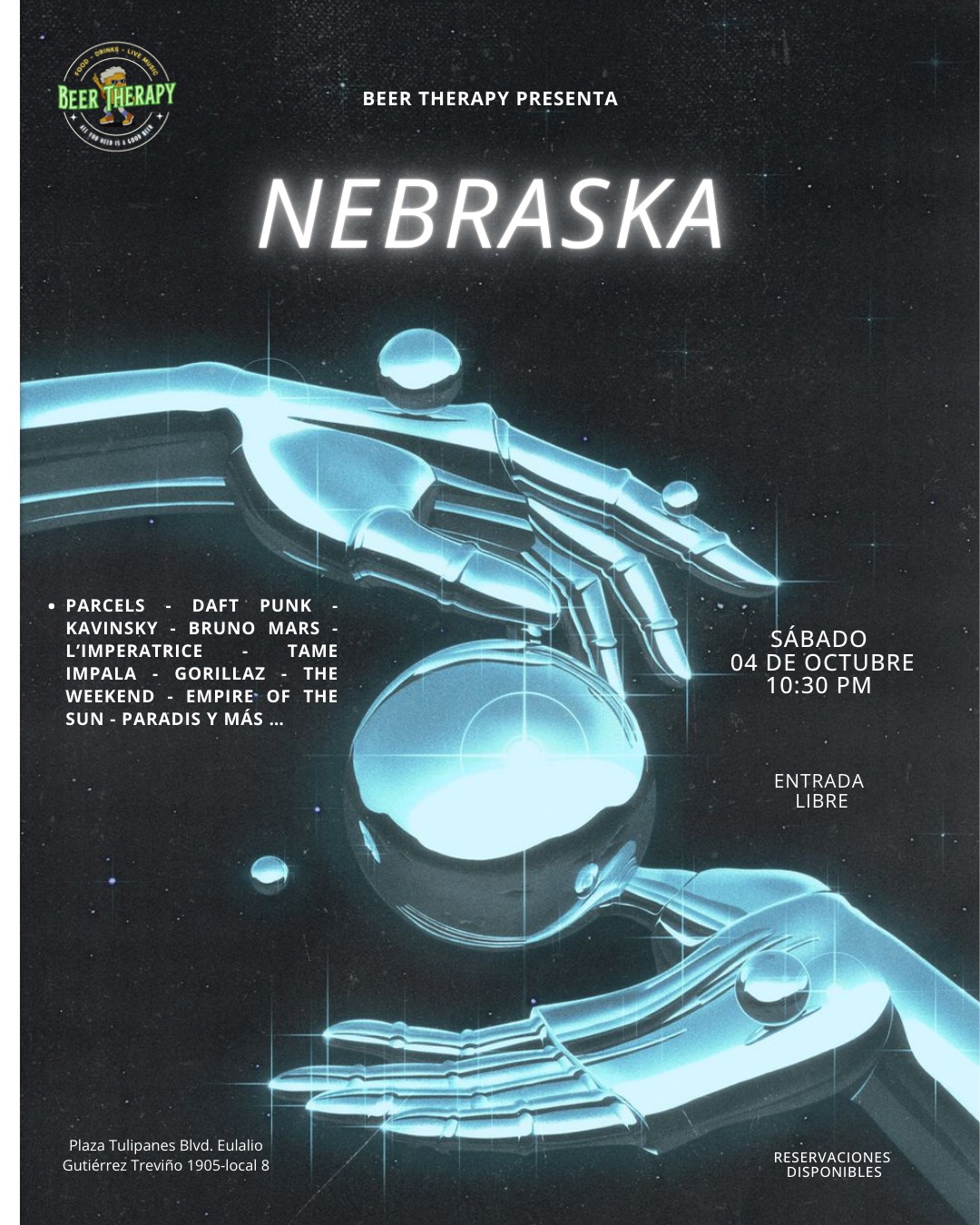 Nebraska en Beer Therapy - Bienvenidos a Saltillo