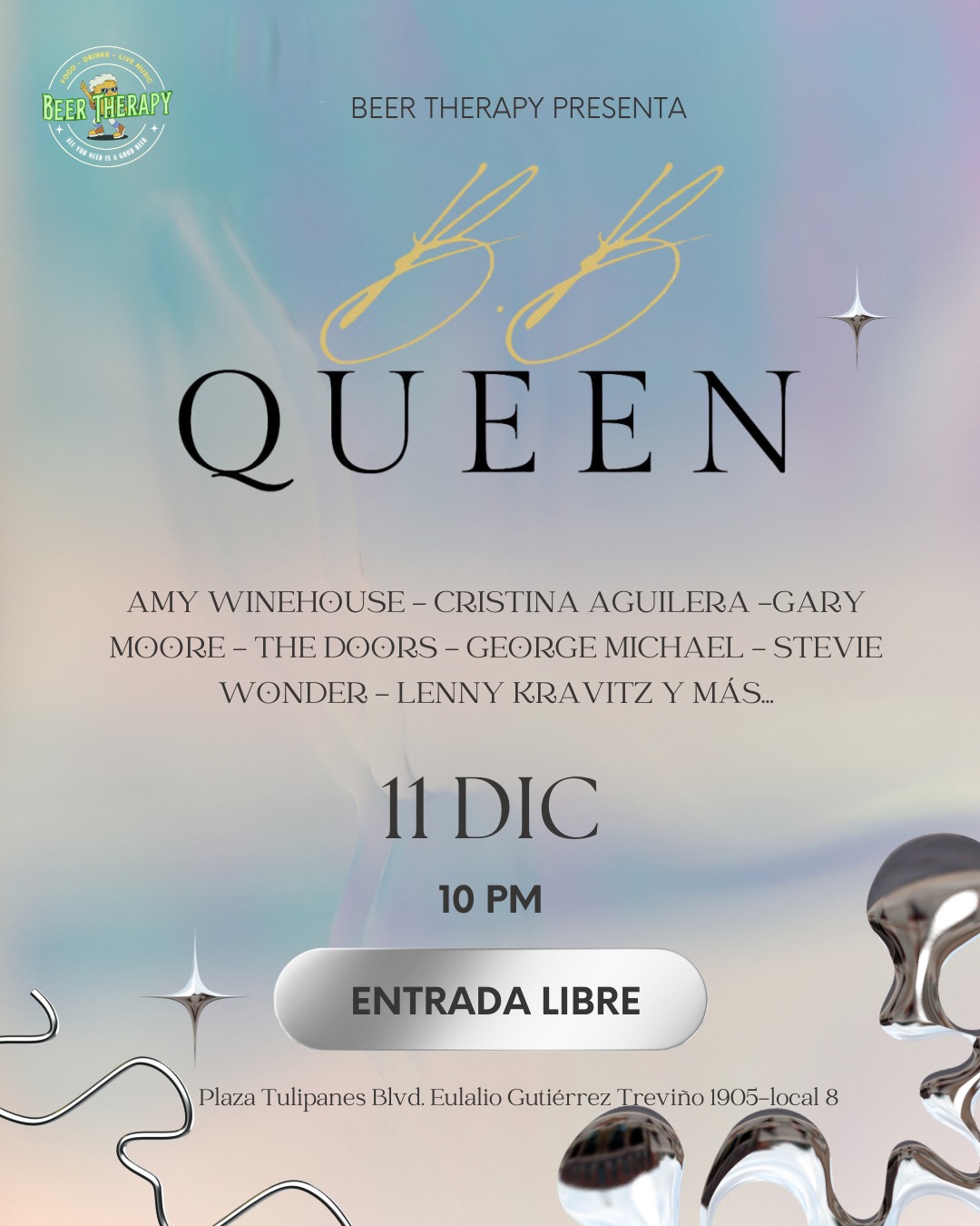 BB QUEEN en Beer Therapy - Bienvenidos a Saltillo
