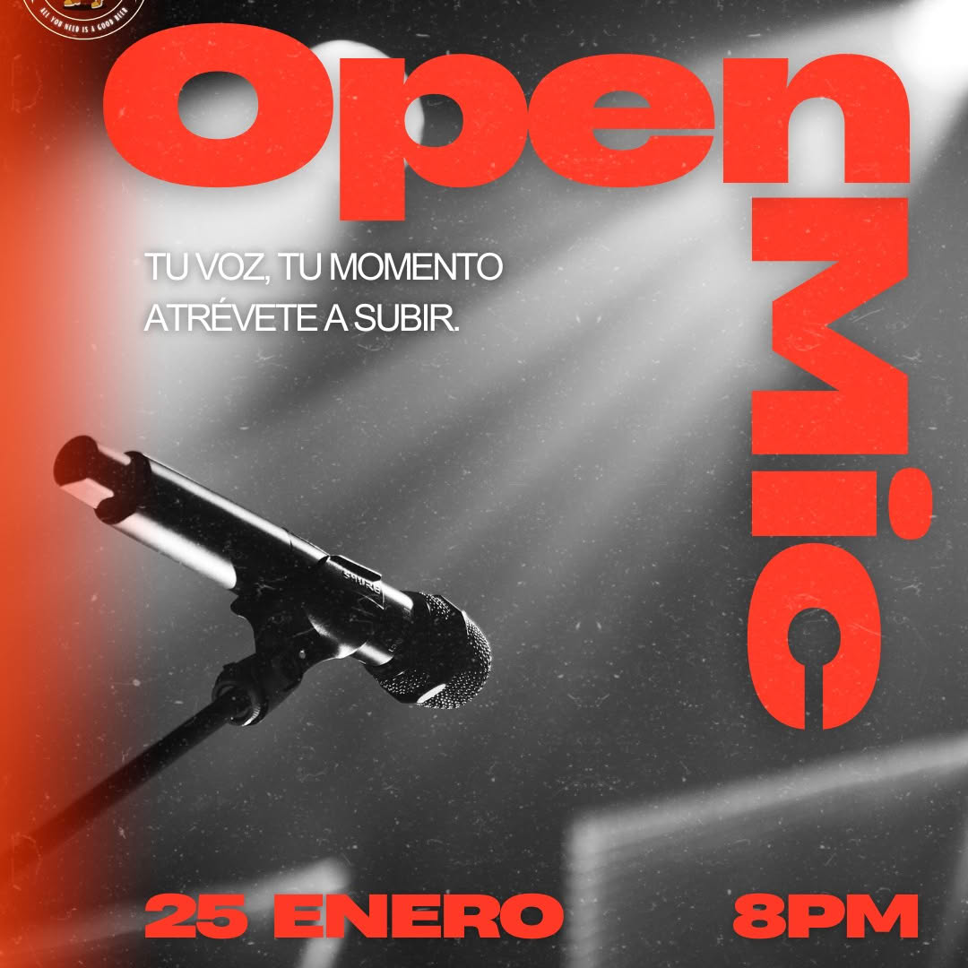 OPEN MIC en Beer Therapy - Bienvenidos a Saltillo