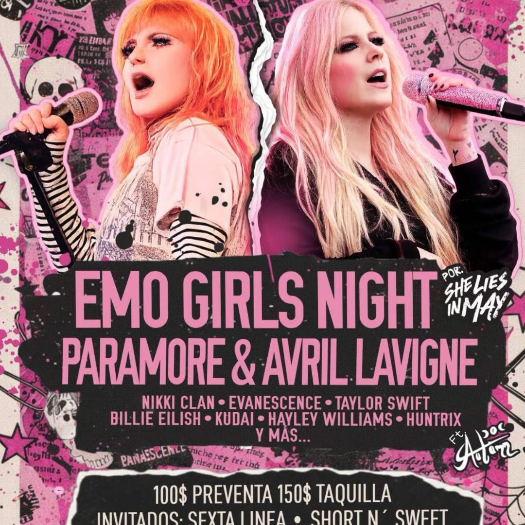 EMO GIRLS NIGHT en Beer Therapy - Bienvenidos a Saltillo
